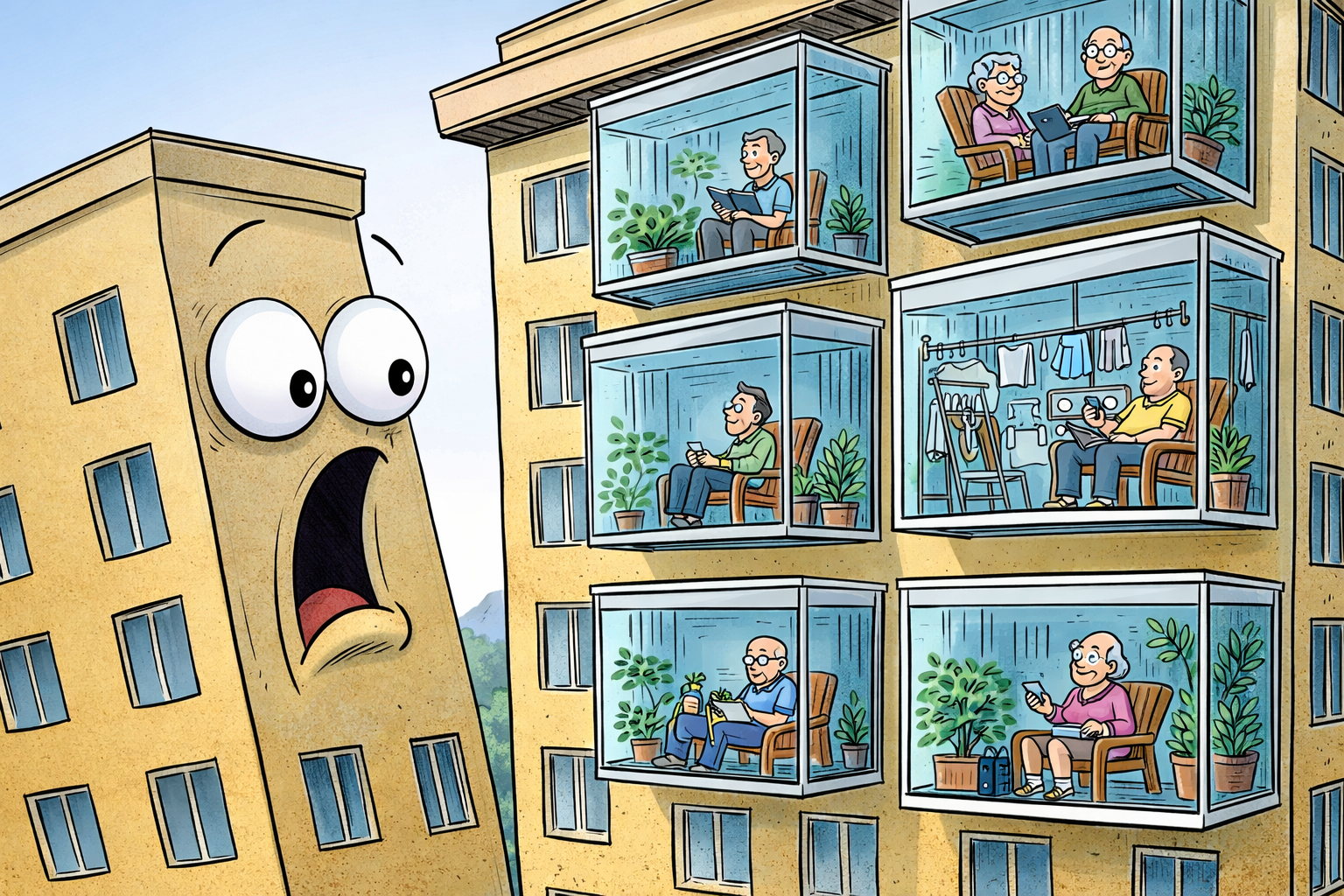 👁️ Balcony Enclosures: The Architectural Eyesore Nobody Asked For ...